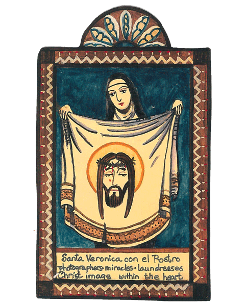 #068 San Veronica - Photographers – Lynn Garlick Retablos